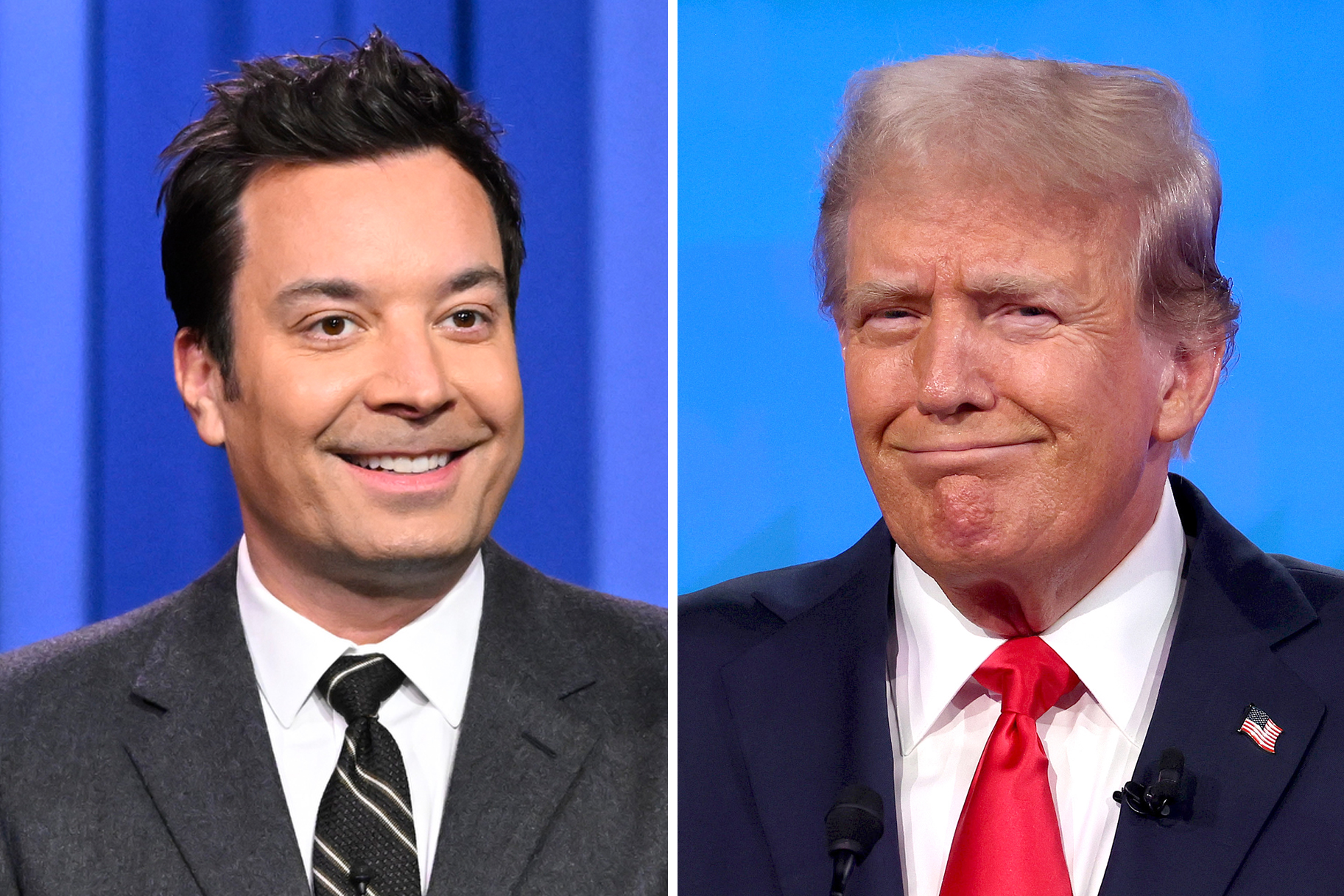 Jimmy Fallon Jokes About Donald Trumps Microphone Video Nbc Insider